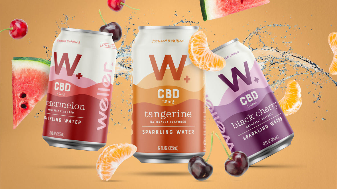 THC Sparkling Water & CBD Sparkling Water – Weller