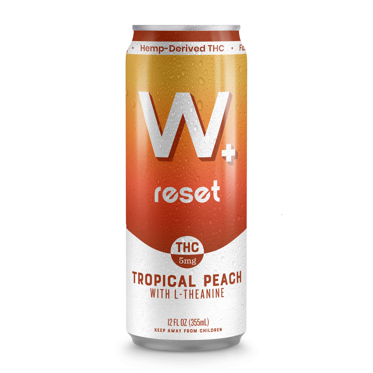 Tropical Peach THC Sparkling Water with L-Theanine – Weller